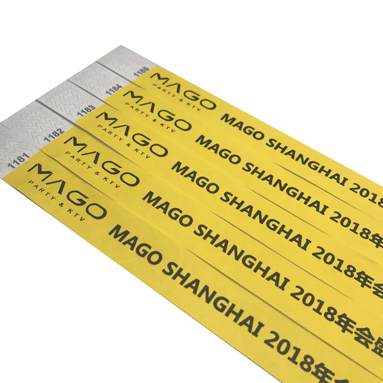 Paper Tyvek Wristbands, Promotional Paper Tyvek Wristbands With Custom ...