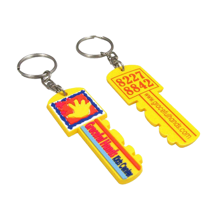 Custom Made Promotional Rubber 3D PVC Keychains